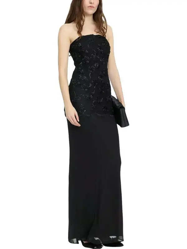 ROTATE BY BIRGER CHRISTENSEN Maxi Dress - Black