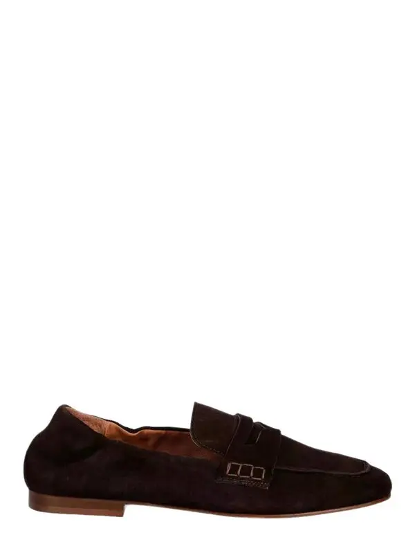JONAK PARIS Dominique Suede Slip-on Loafers - Brown