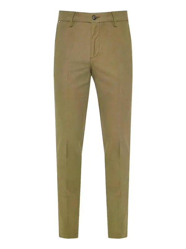 BOSS Pleat Detail Trousers - Green