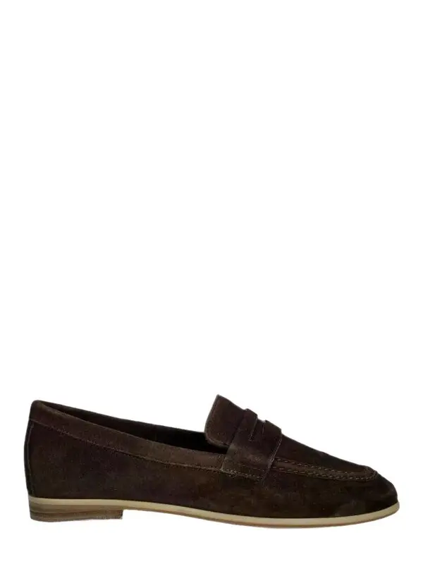 JONAK PARIS Suede Penny Loafers - Brown