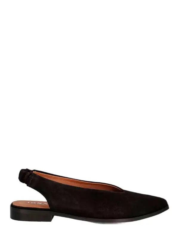 JONAK PARIS Acajou Suede Slingback Pumps - Brown