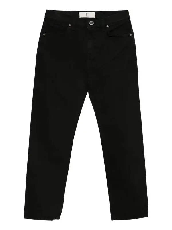 PT TORINO Straight-leg Trousers - Black