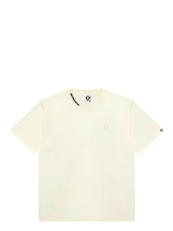 AAPE BY *A BATHING APE Moonface Logo T-shirt - Neutrals