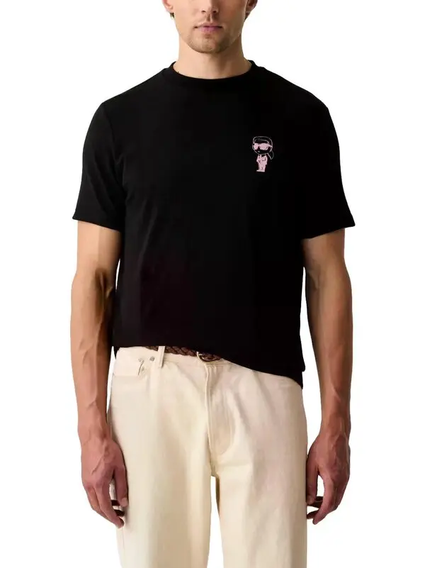 Karl Lagerfeld Ikonik Graphic-print T-shirt - Black