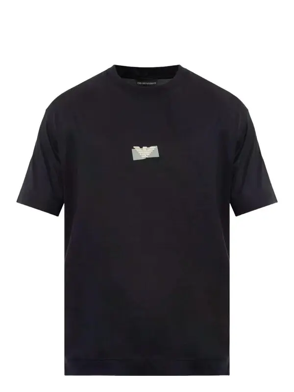 Emporio Armani Logo-print Short-sleeve T-shirt - Blue