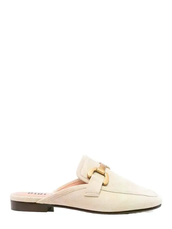 BIBI LOU Suede Loafers - Neutrals