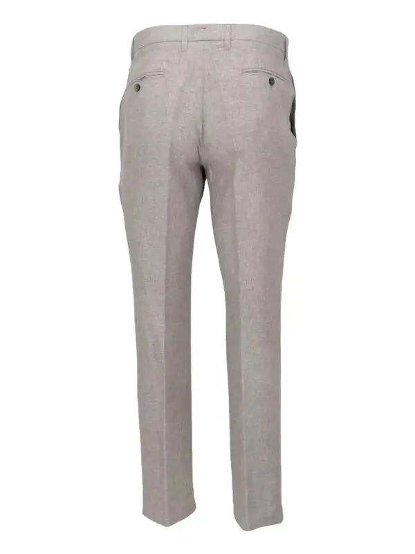 Isaia Pleated Tailored Trousers - Grey