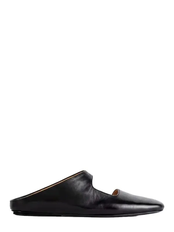 Marsèll Distesa Cut-out Leather Mules - Black