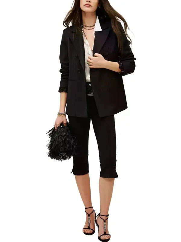 Ba&sh Coline Blazer With Double-breasted Closure - Blue
