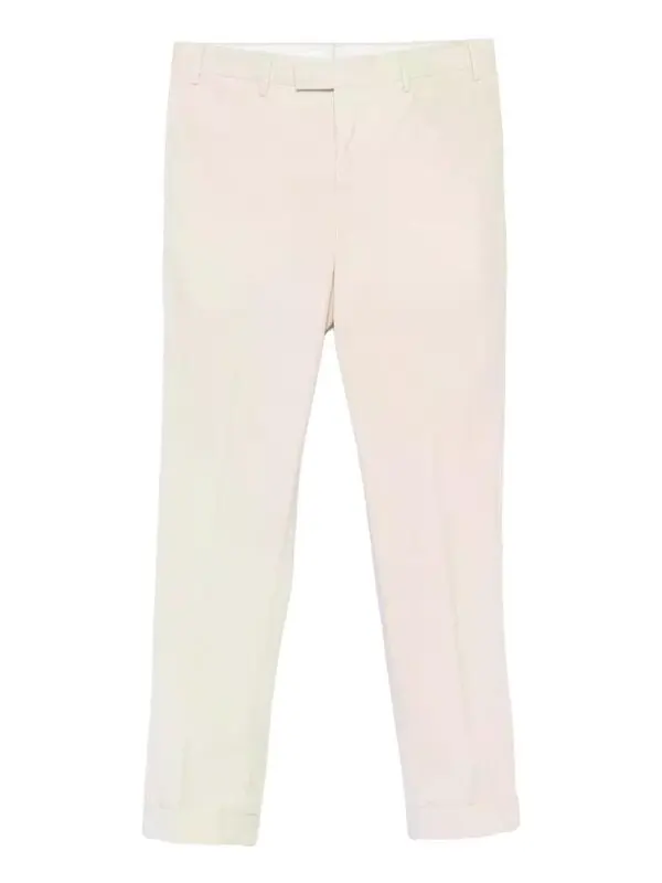 PT TORINO Corduroy Textured Straight-leg Trousers - Neutrals
