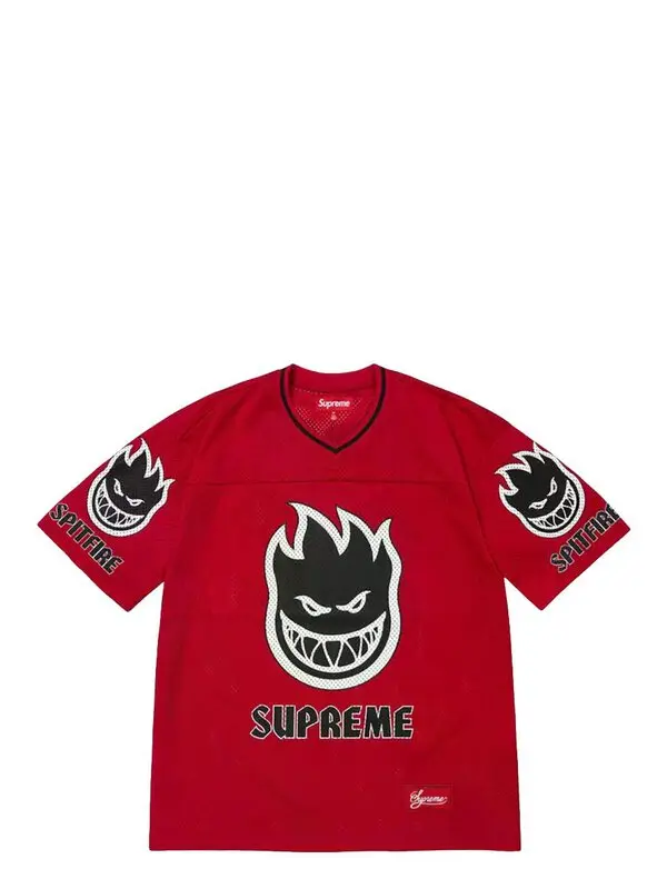 Supreme Spitfire Football T-shirt - Red