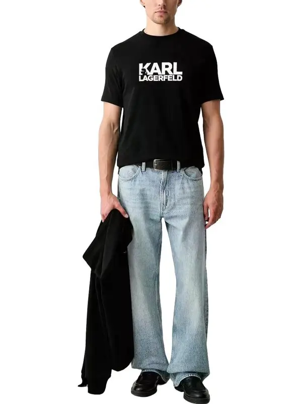 Karl Lagerfeld Logo-print T-shirt - Black