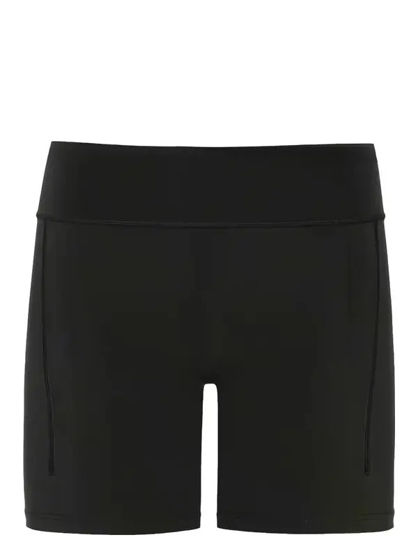 On Logo-print Tight Shorts - Black