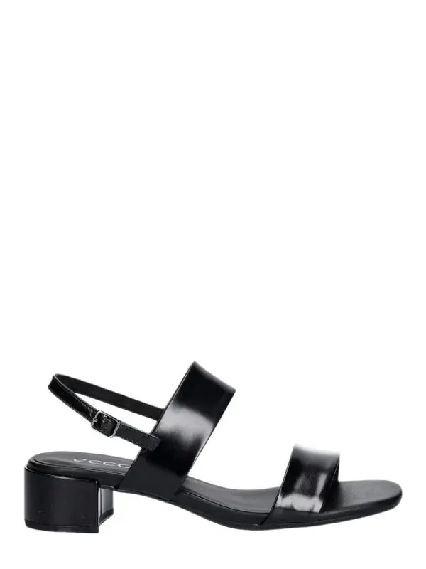Ecco Liva Buckle-fastening Leather Sandals - Black