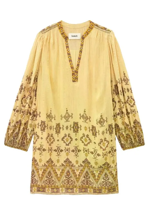 Ba&sh Zola Mini Dress - Yellow
