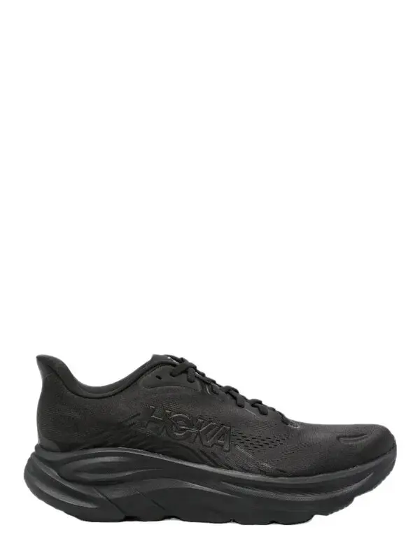 HOKA® Clifton Lace-up Fastening Sneakers - Black