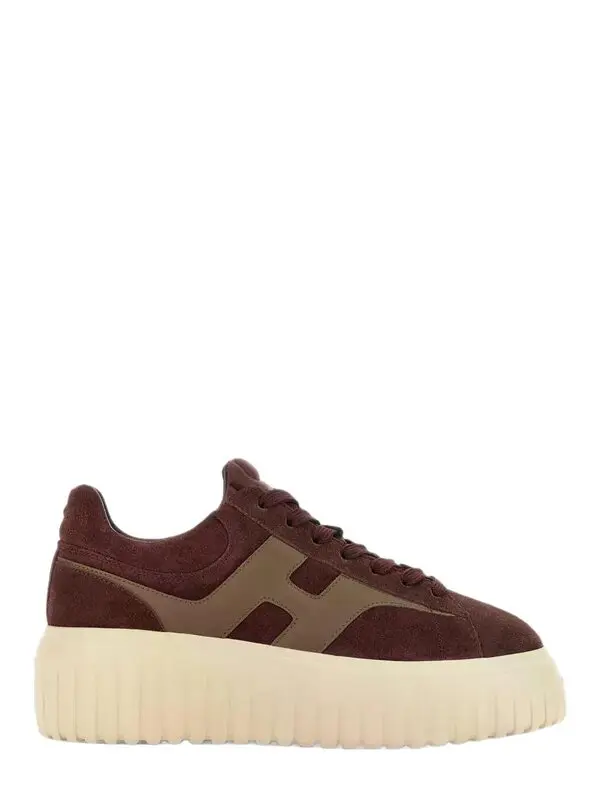 Hogan H-stripes Sneakers - Brown