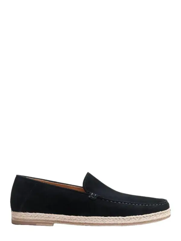 J.M. WESTON Suede Espadrille Flats - Blue