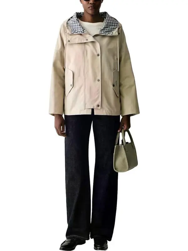 Barbour Kingswood Showerproof Drawstring-hood Jacket - Neutrals