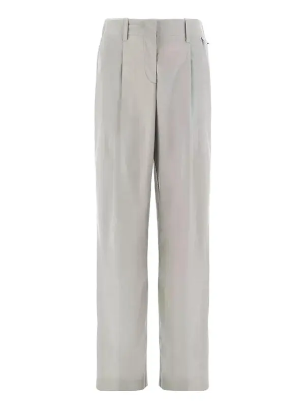 Herno Pleated Detail Trousers - Grey