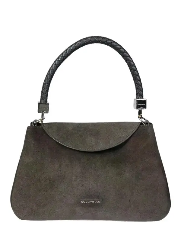 COCCINELLE Tiggy Suede Shoulder Bag - Grey