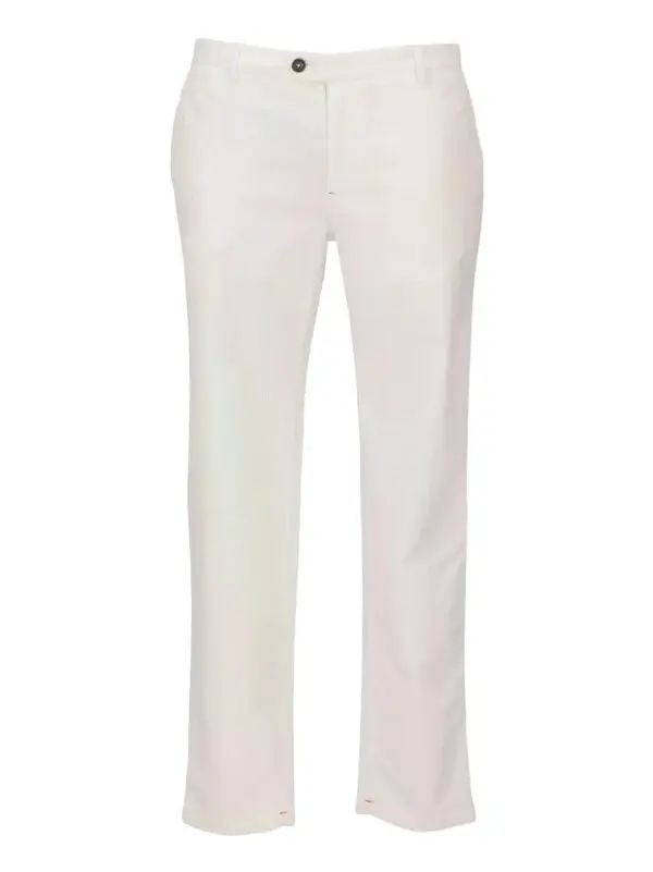 Isaia Straight-leg Trousers - White