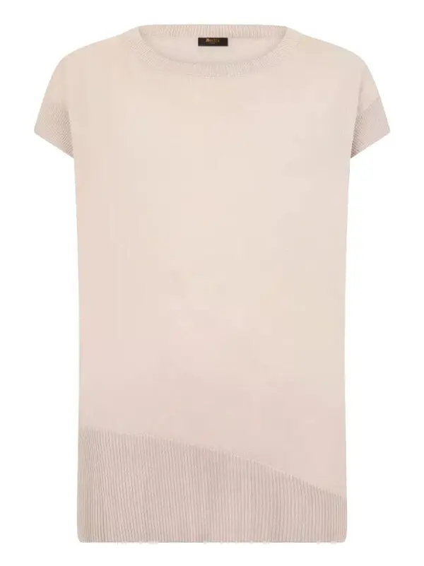MOORER Short Sleeve T-shirt - Neutrals