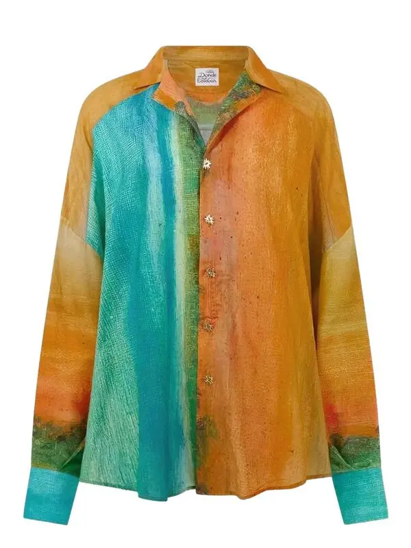 DONDE ESTEBAN Long Sleeve Shirt - Orange