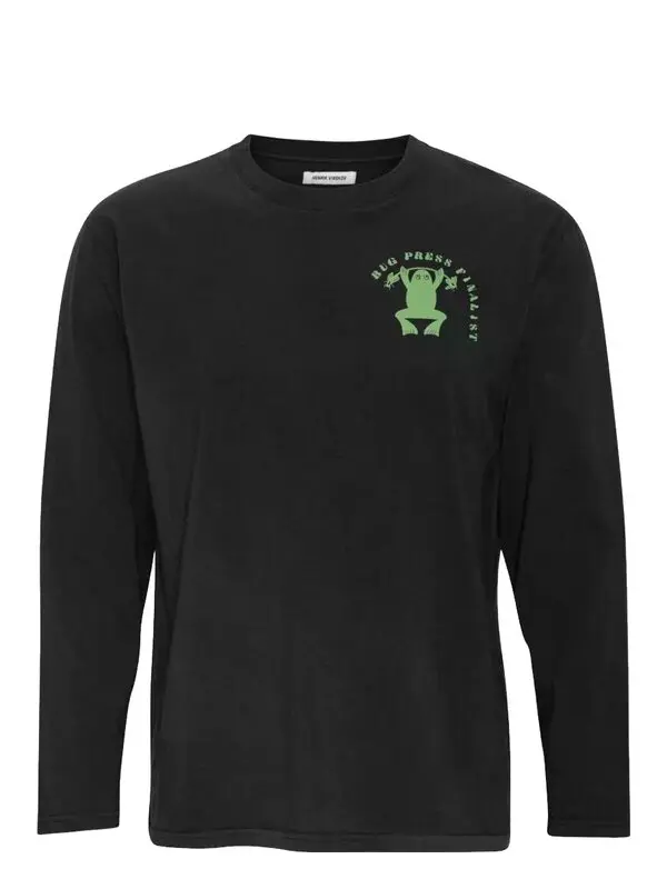 Henrik Vibskov Bug Press Long Sleeve T-shirt - Black