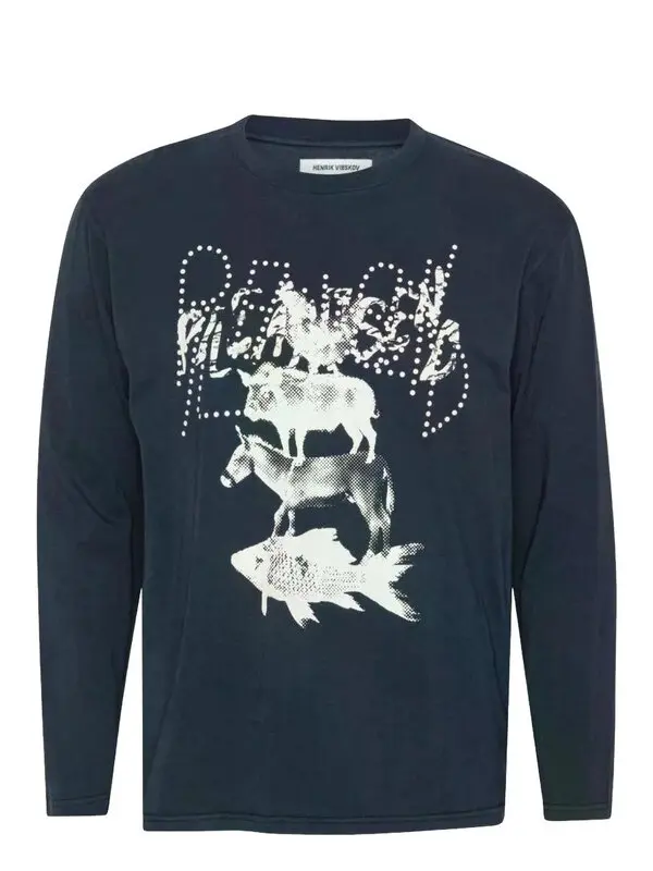Henrik Vibskov Tower Swamp Long Sleeve T-shirt - Black