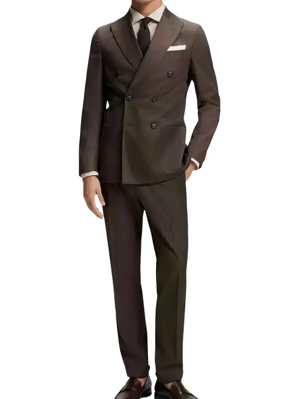 BOSS Double-breasted Suit - Brown