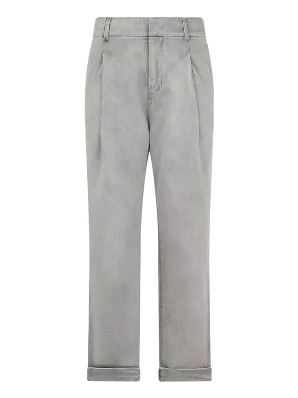 MOORER Turn-up Trousers - Grey