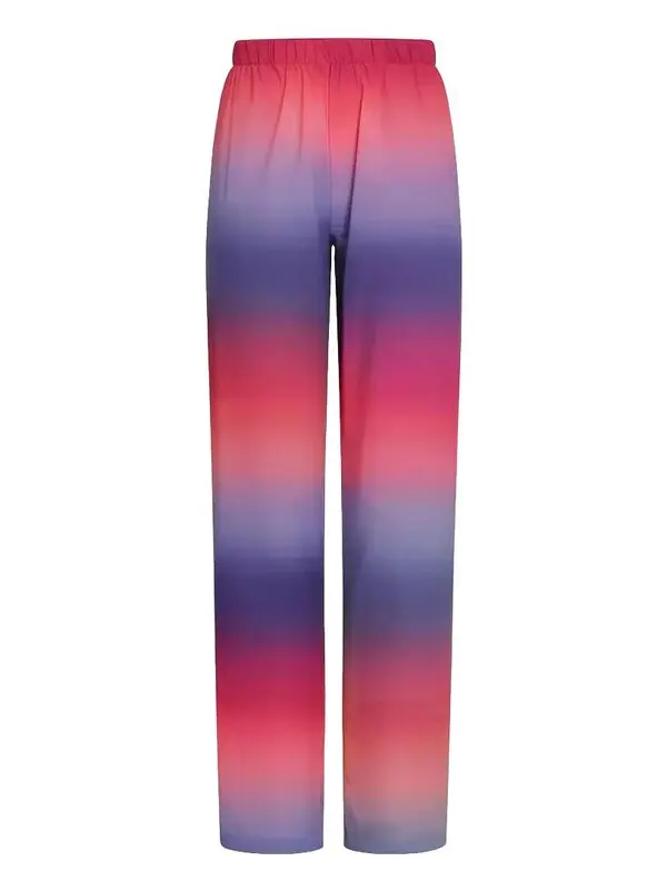AMIR SLAMA X Tati Barbieri Ombré Effect Straight-leg Trousers - Pink