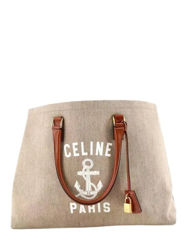 Celine St. Tropez Horizontal Cabas Tote Bag - Neutrals