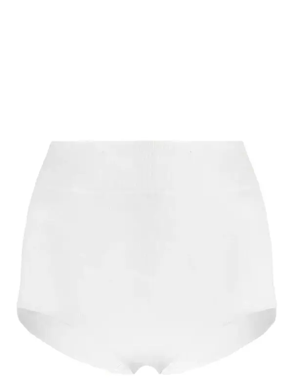 Wolford Seamless Circular-knit High-waisted Briefs - White