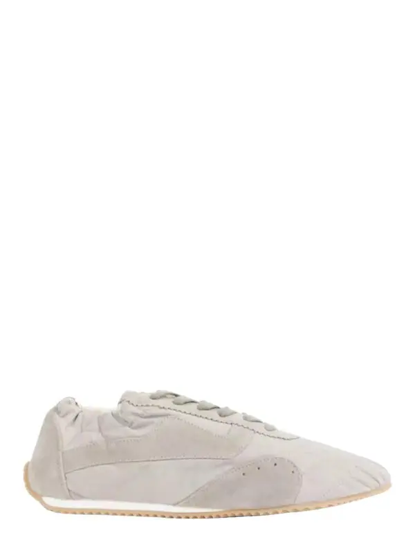MAJOR STEP Quilted Suede Sneakers - Grey