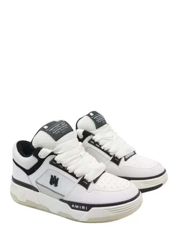 Amiri Ma-1 Leather Sneakers With Logo Detail - White