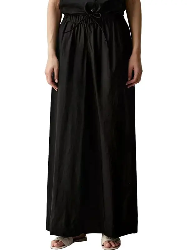 BENETTON Wide Leg Palazzo Pants - Black