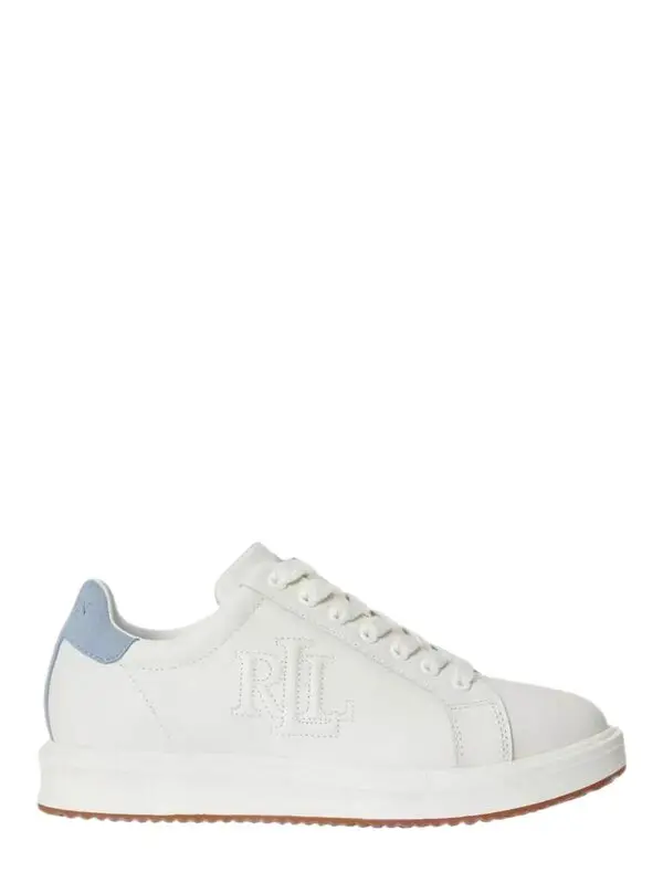 Polo Ralph Lauren Ainsley Logo-embroidered Sneakers - White