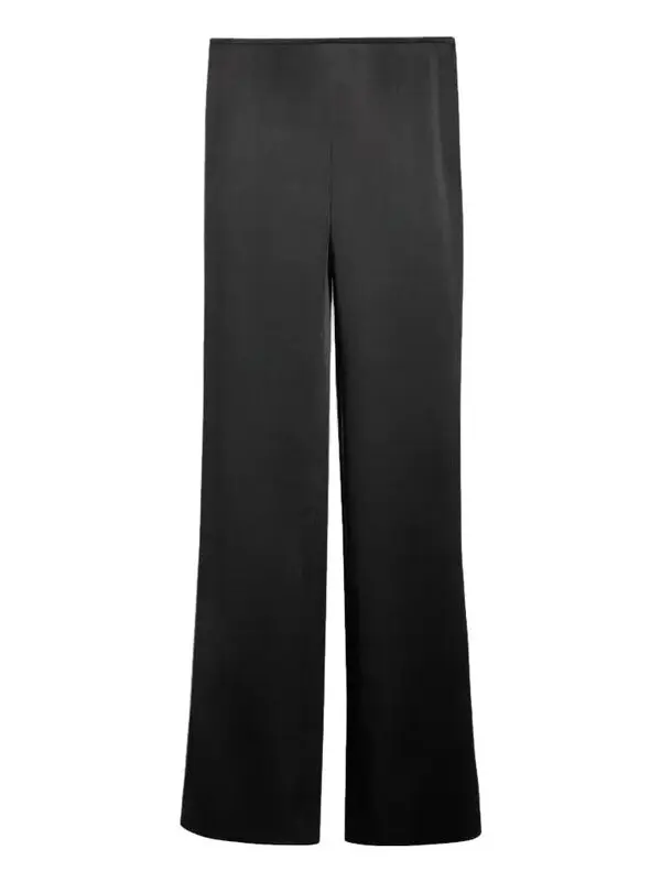 Gucci Satin Finish Straight-leg Trousers - Black