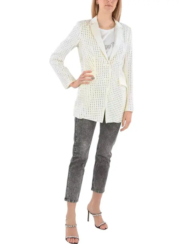 Philipp Plein Embellished Blazer - Neutrals