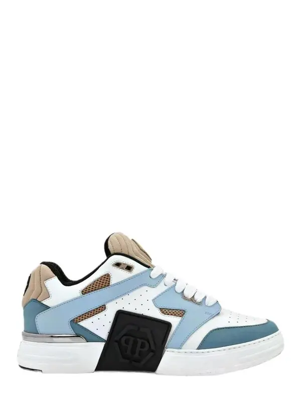 Philipp Plein Hexagon Logo-detail Panelled Sneakers - White