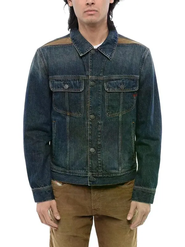 DIESEL® D-barcy Denim Jacket - Blue