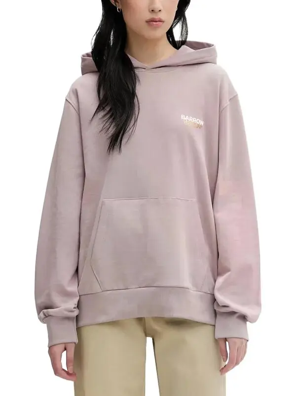 BARROW Graphic Print Hoodie - Pink