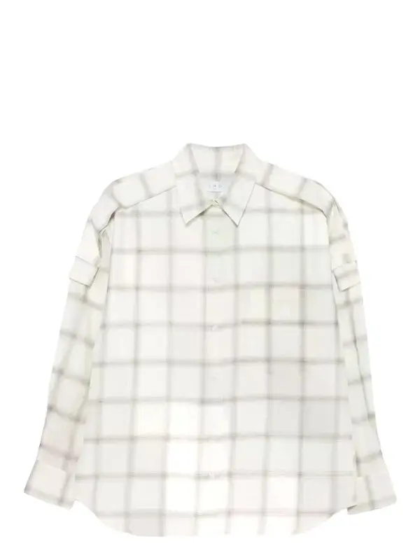 IRO PARIS Check-pattern Button-down Shirt - Neutrals