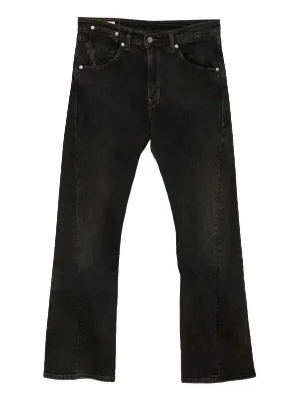 LEVI'S Straight-leg Logo Patch Jeans - Black