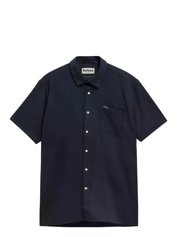 Barbour Kingswood Ripstop Short-sleeved Shirt - Blue