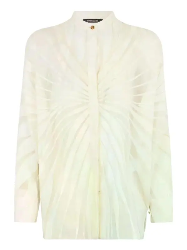 Roberto Cavalli Semi-sheer Shirt - White