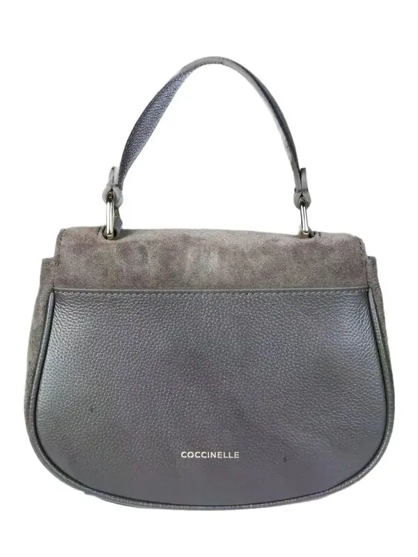 COCCINELLE Mavery Suede Shoulder Bag - Grey