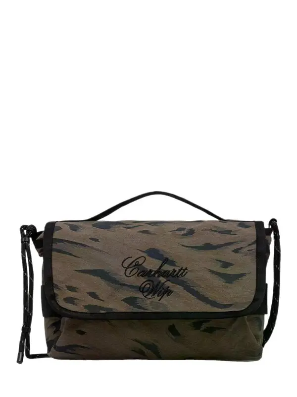 Carhartt Work In Progress Tiger Print Logo Embroidered Belt Bag - Brown